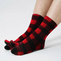 Fleece Tabi Socks | Flip flop Sandal Socks | Toe Socks